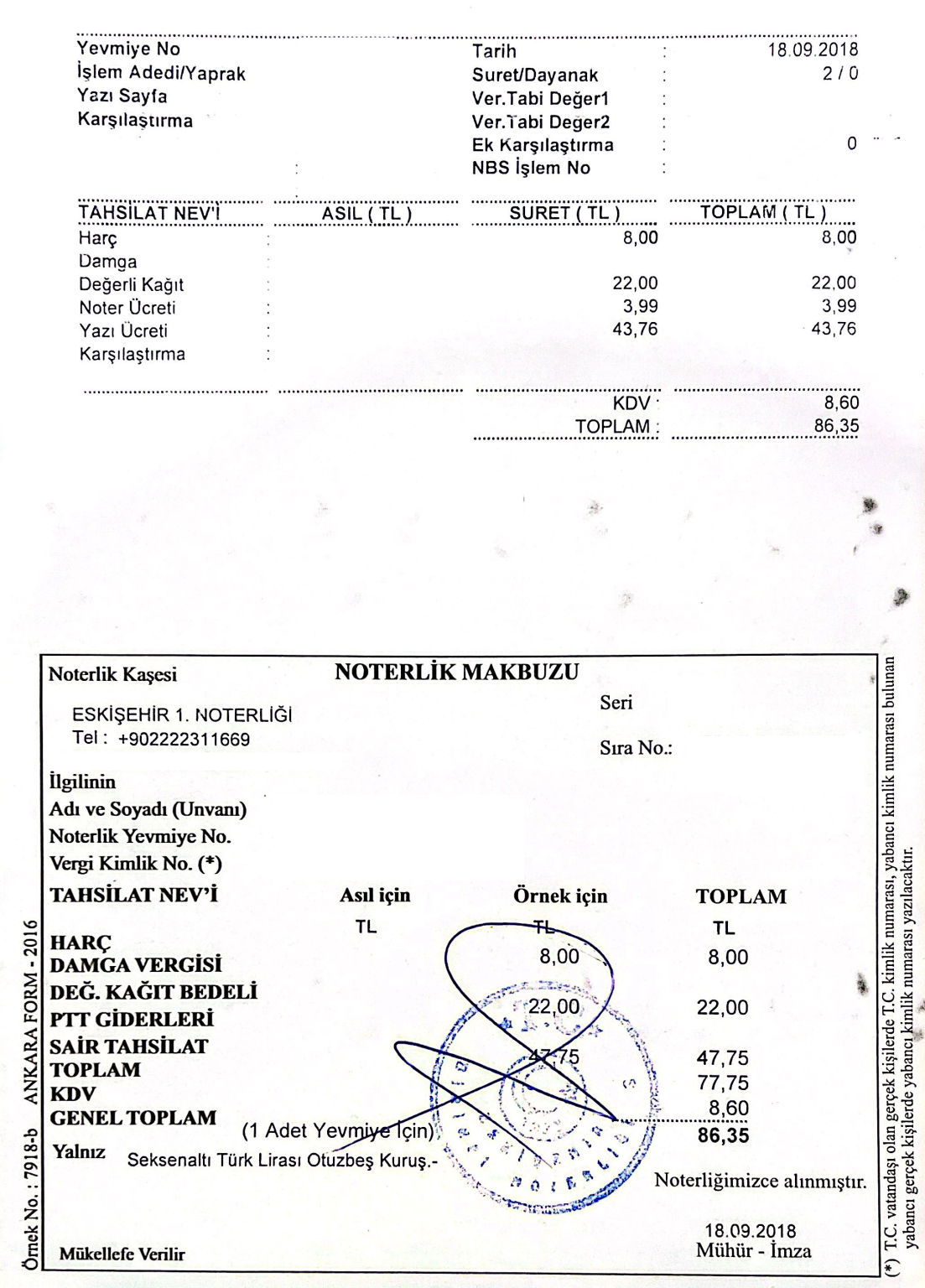 Notarization In Turkey | Notary Fees $ € ₺ | My Experience As An Expat ...